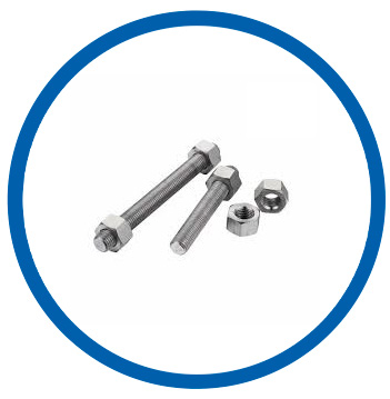 SMO 254 Fasteners, astm b479 bolts, UNS S31254 hex nuts supplier